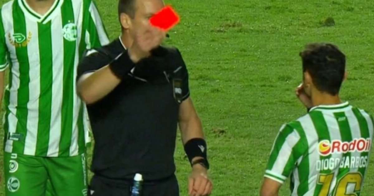 'Jogo brusco grave': árbitro explica expulsão de jogador do Juventude ...