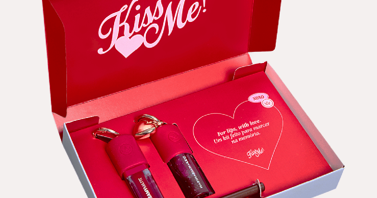 Kiss Me: Mari Maria aposta em kit bocão perfeito para o Dia dos Namorados!