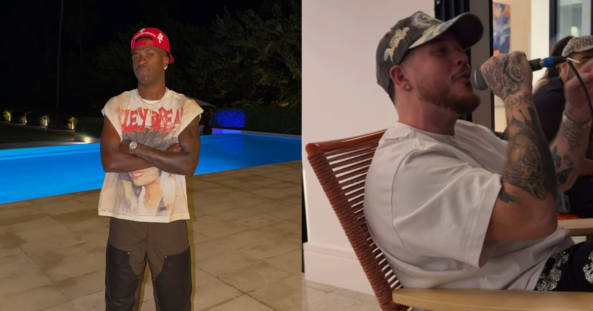 Em despedida para a Copa, Vini Jr. reúne amigos em mansão e canta: 'Não ...