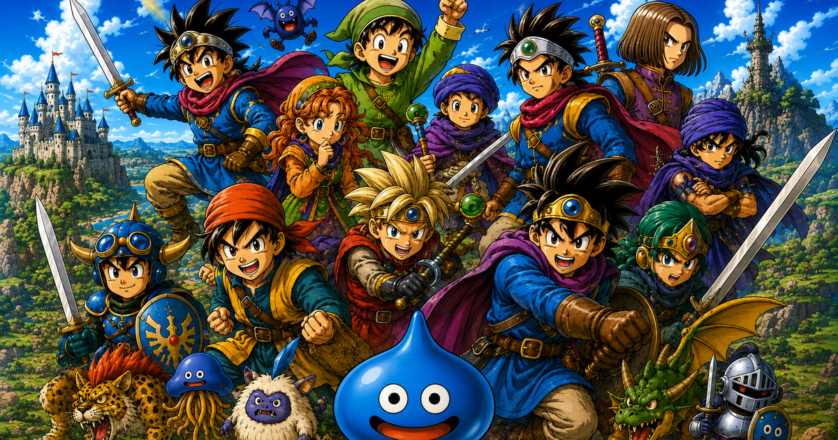 Dragon Quest faz 40 anos e virou patrimônio cultural japonês