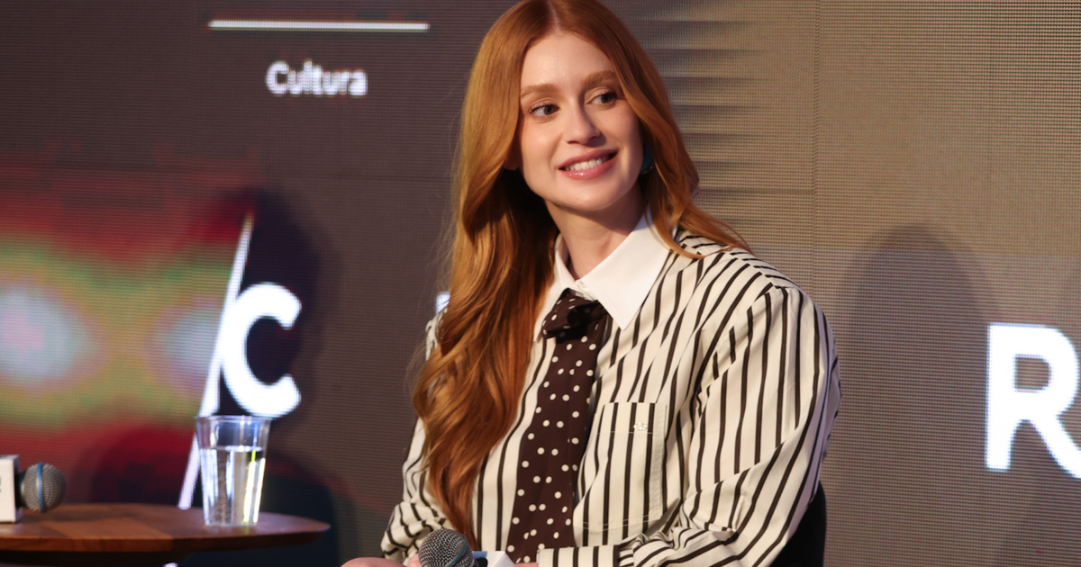 Marina Ruy Barbosa prova elegância da combinação de listra com poá em ...