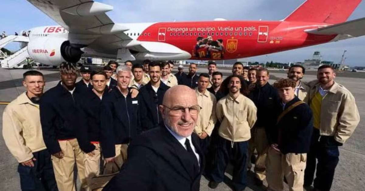 Espanha embarca para a disputa da Copa do Mundo 2026