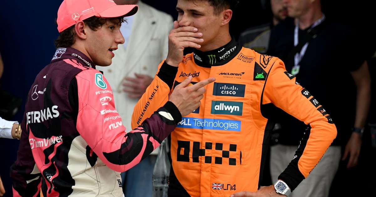 F1: Kimi Antonelli e Lando Norris são eleitos entre os 100 nomes mais ...