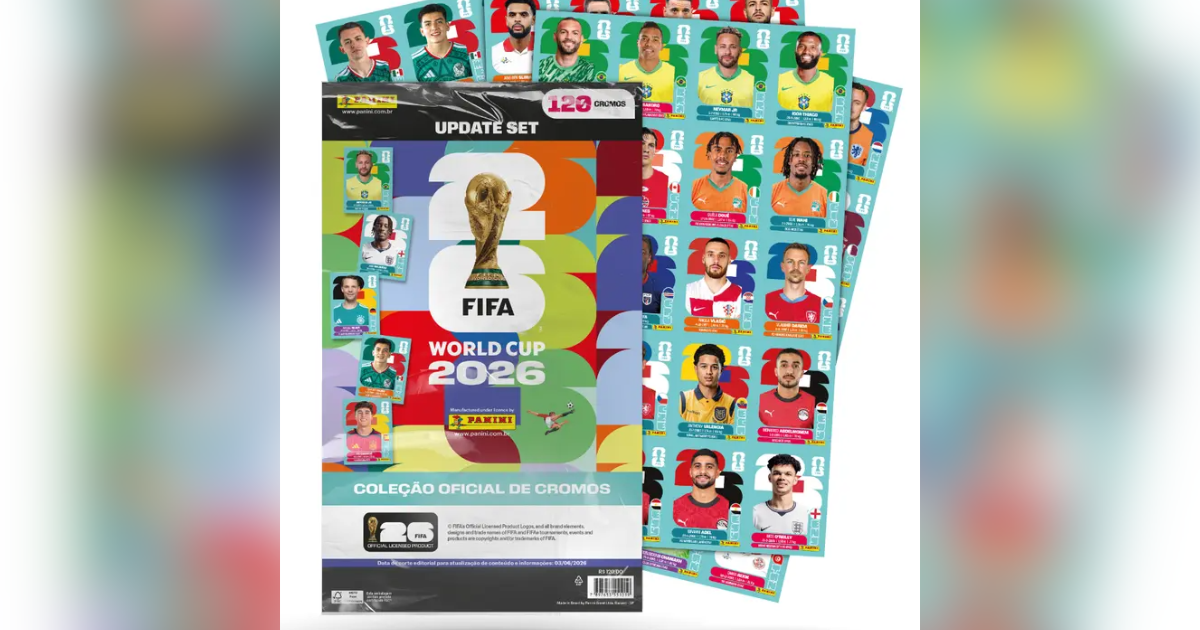 Com Neymar e outros brasileiros, Panini lança kit de atualização para o ...