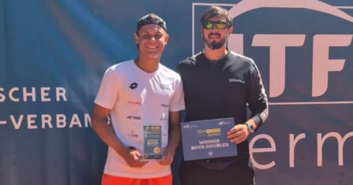 Livas Damazio é campeão de duplas em Bamberg, na Alemanha