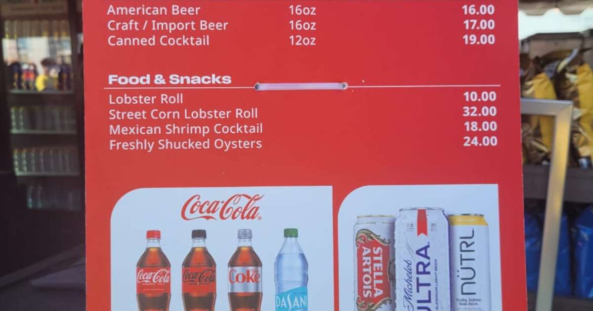 Cerveja a R$ 80 e sanduíche de lagosta por R$ 160: veja quanto custa ...