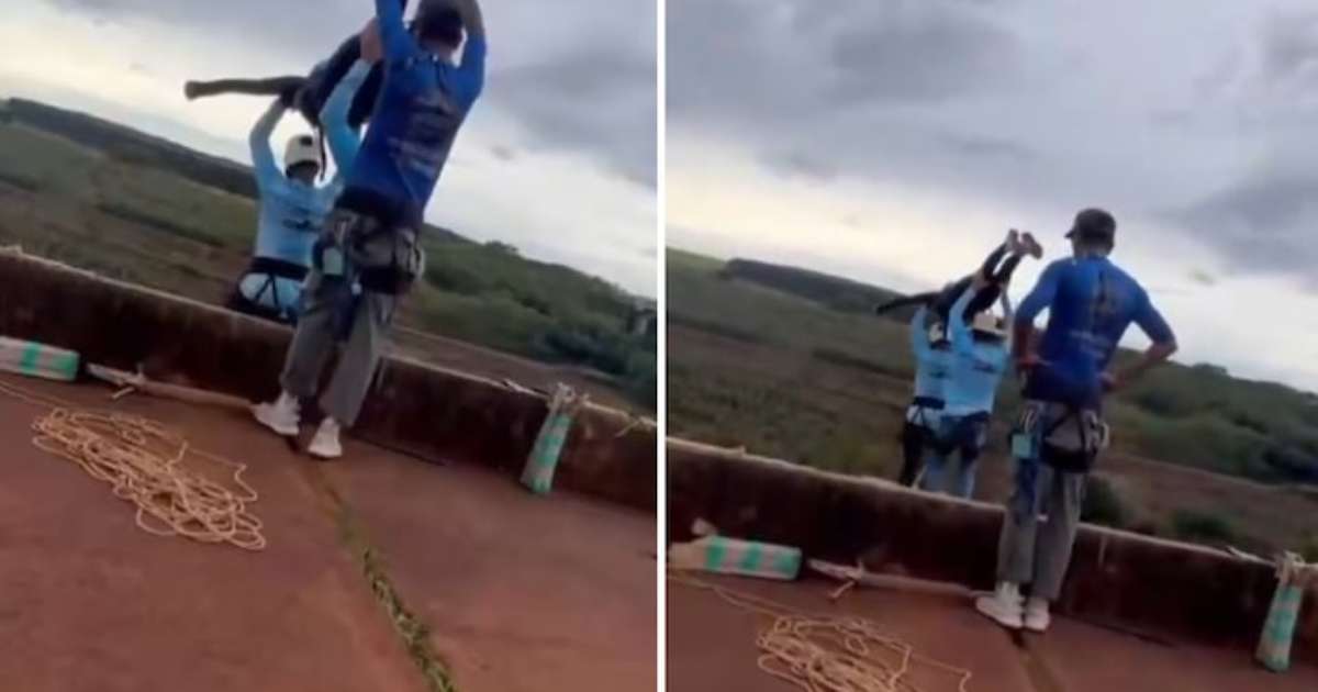 Jovem que morreu em rope jump devia estar presa a duas cordas
