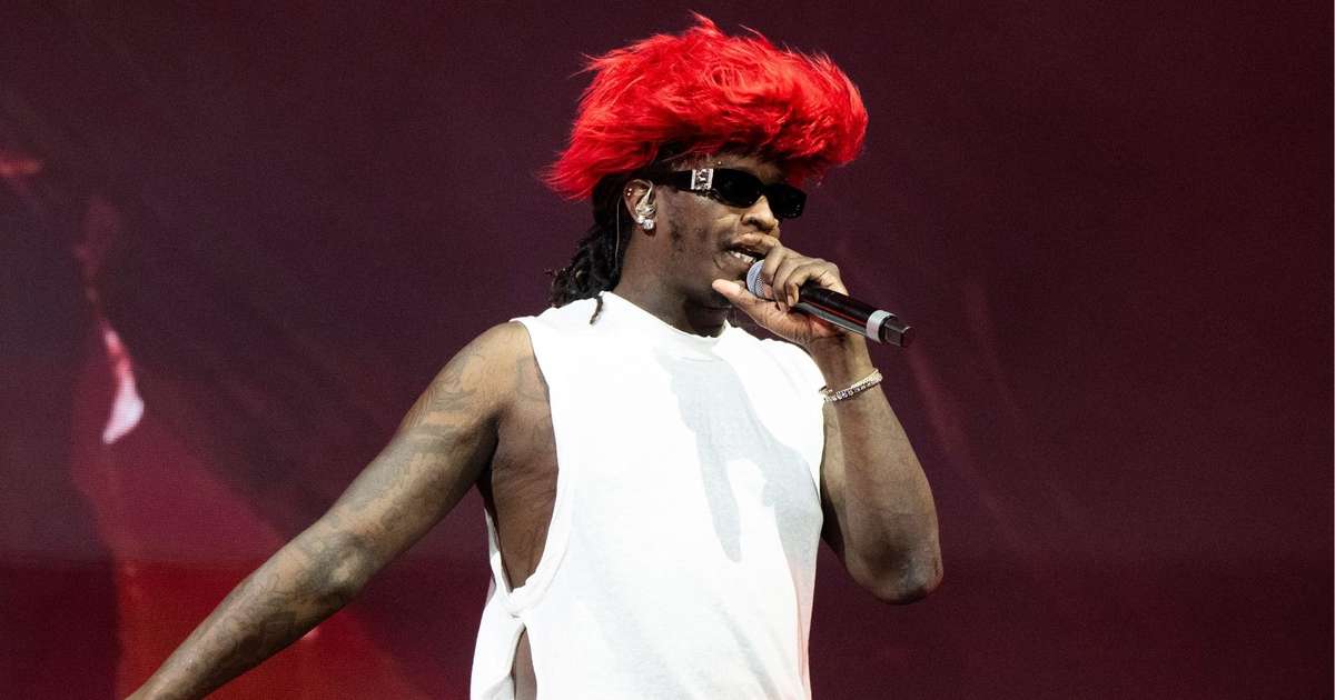 Após sair da prisão e lançar um álbum decepcionante, Young Thug anuncia ...