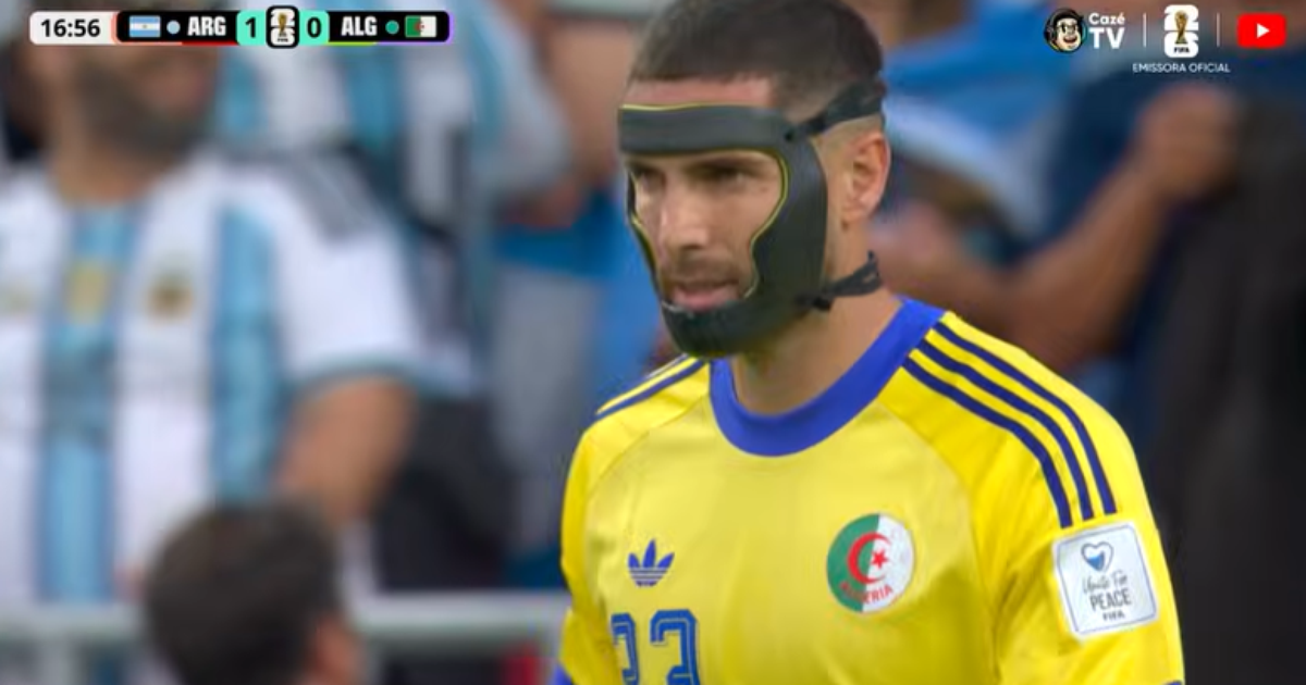 O motivo que fez Luca Zidane entrar de máscara no jogo entre Argentina ...