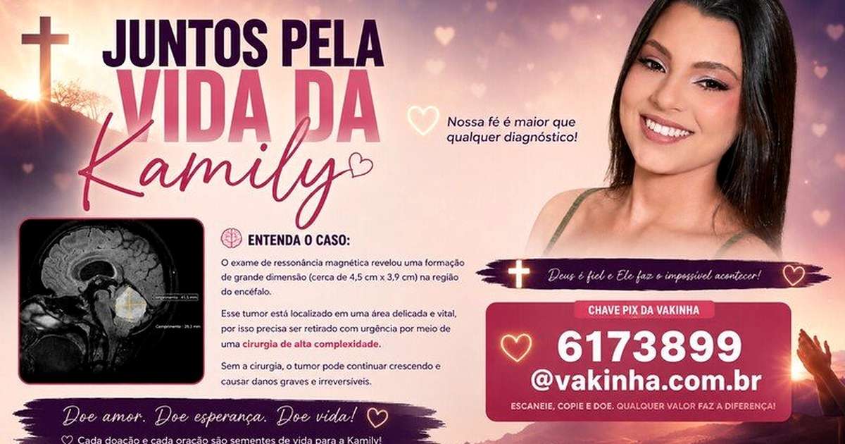 A luta de Kamily Geske Padilha por uma cirurgia cerebral urgente