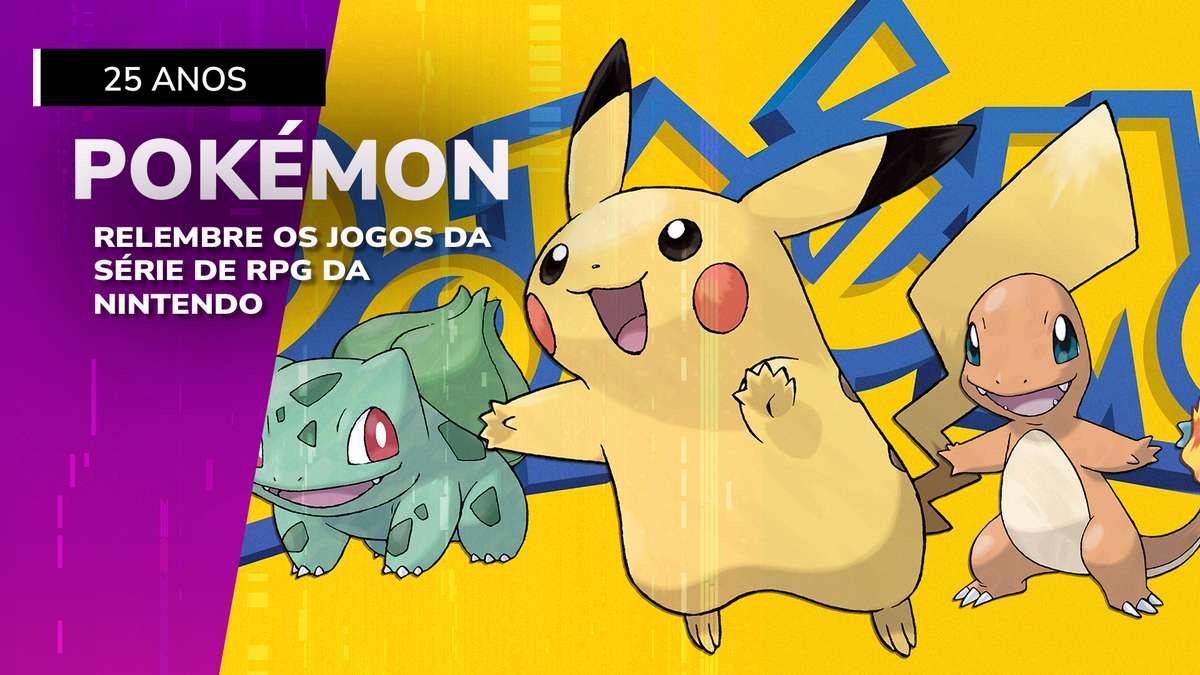 Veja a evolução dos jogos de Pokémon
