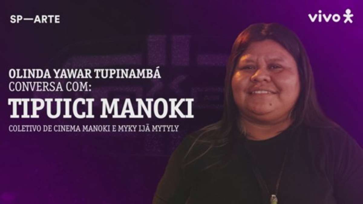 Olinda Yawar Tupinambá fala com Tipuici Manoki