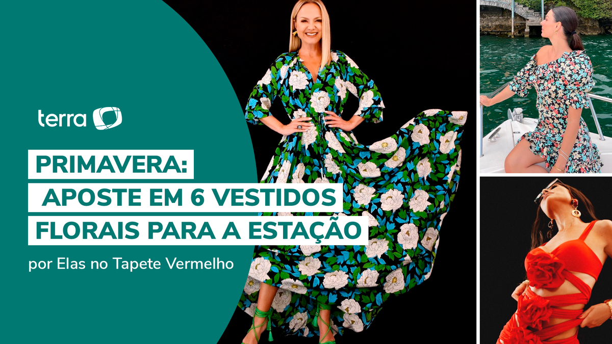 Vestido florais: veja looks das famosas para a primavera