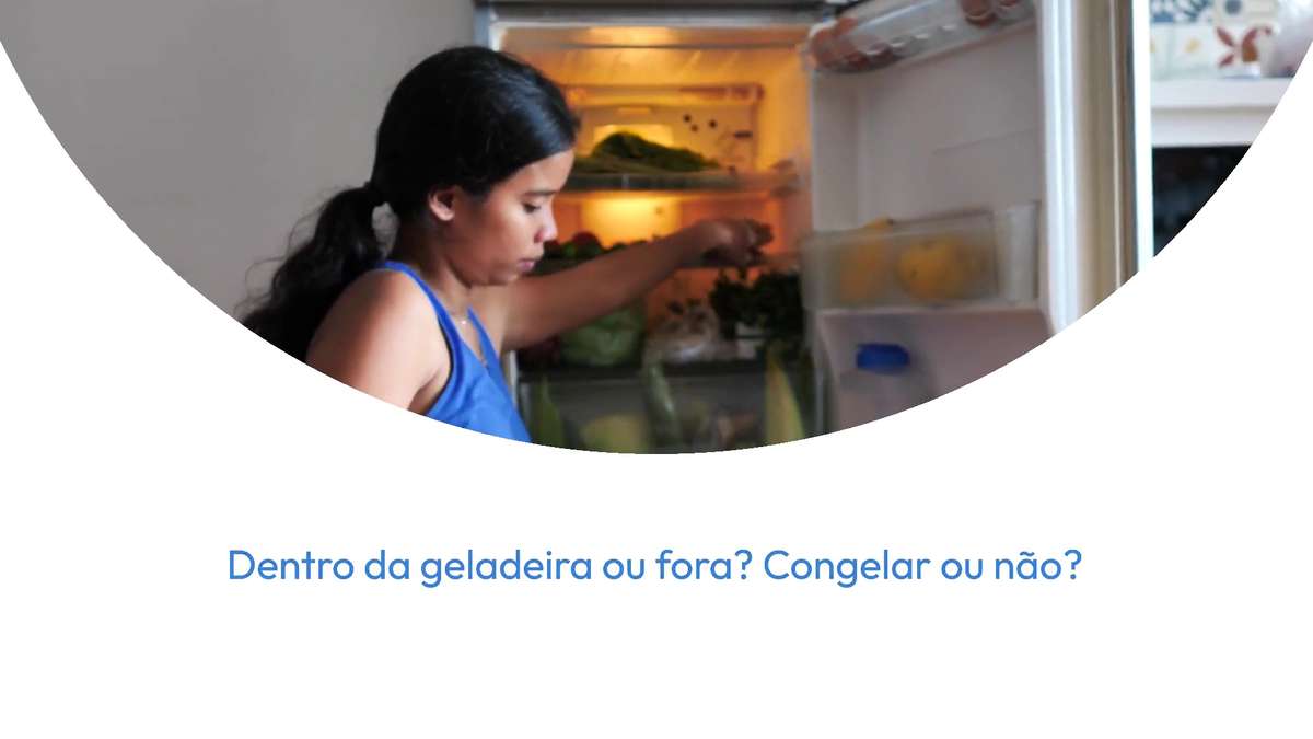 Saiba qual a forma adequada de guardar os alimentos