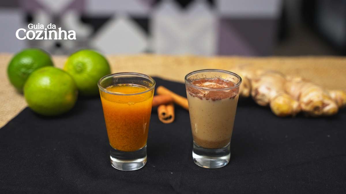Ajude sua imunidade com essas receitas em shots