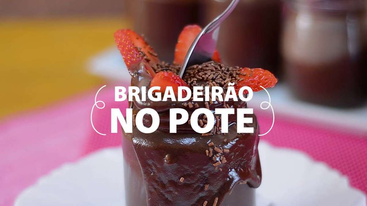 Brigadeirão no Pote