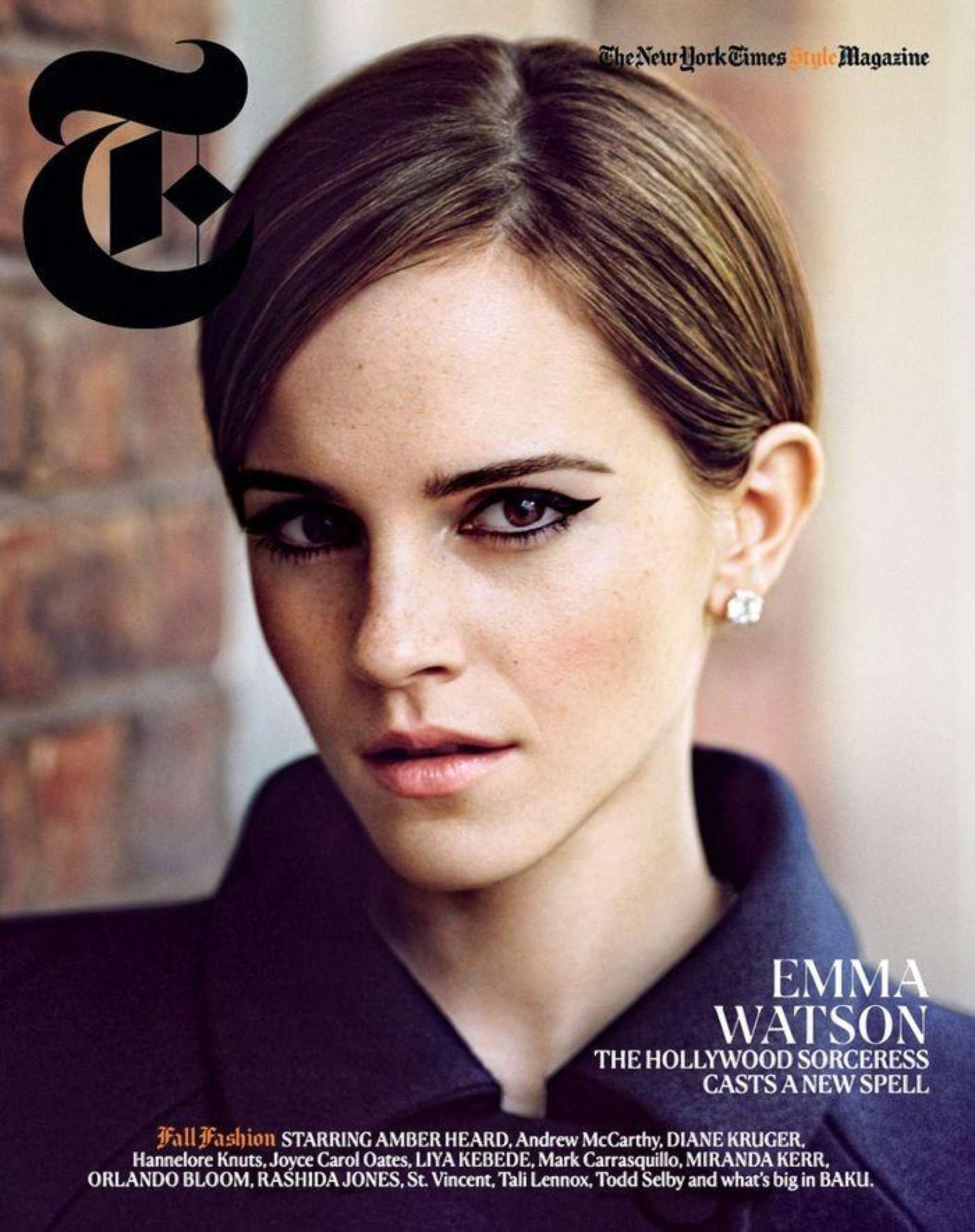 Emma Watson estrela editorial de revista de moda