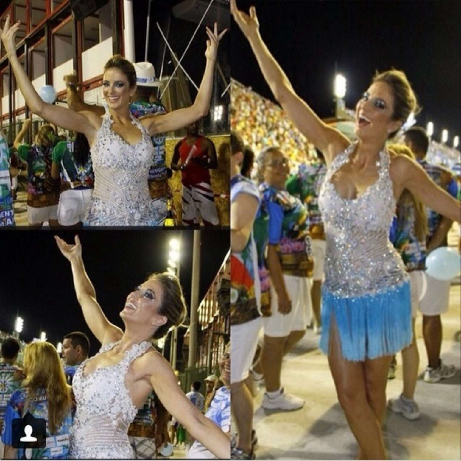 T. Pinheiro e S. Sato ousam em looks para ensaio de Carnaval