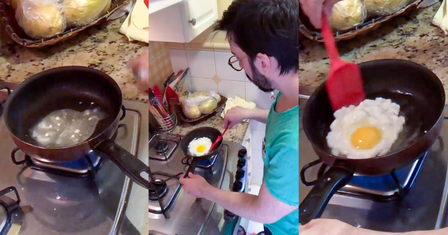 Como fritar ovo sem grudar na panela (e sem espirrar óleo)