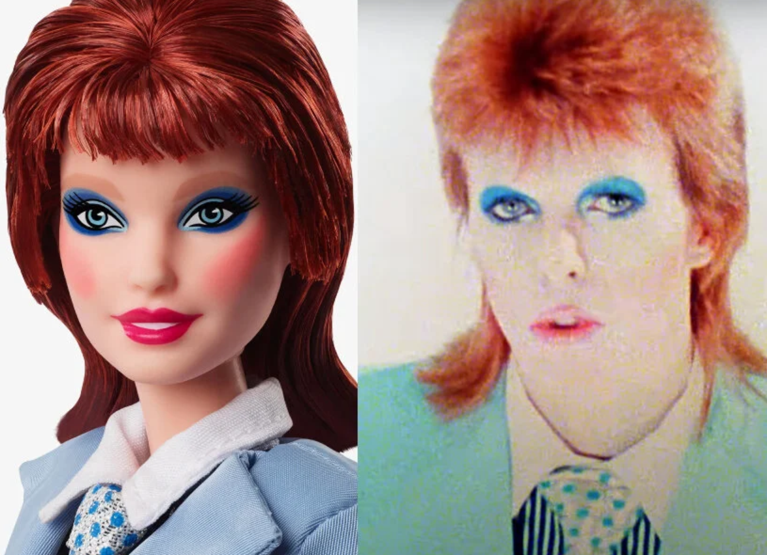 Nós adoramos essa Barbie do David Bowie