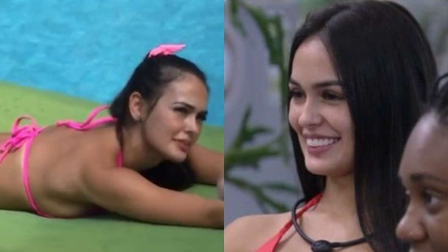 'BBB 23': Larissa surge de fio-dental na piscina e quebra a web