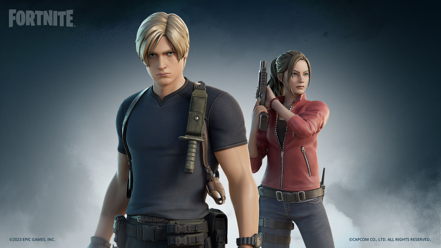 Fortnite recebe Leon e Claire de Resident Evil