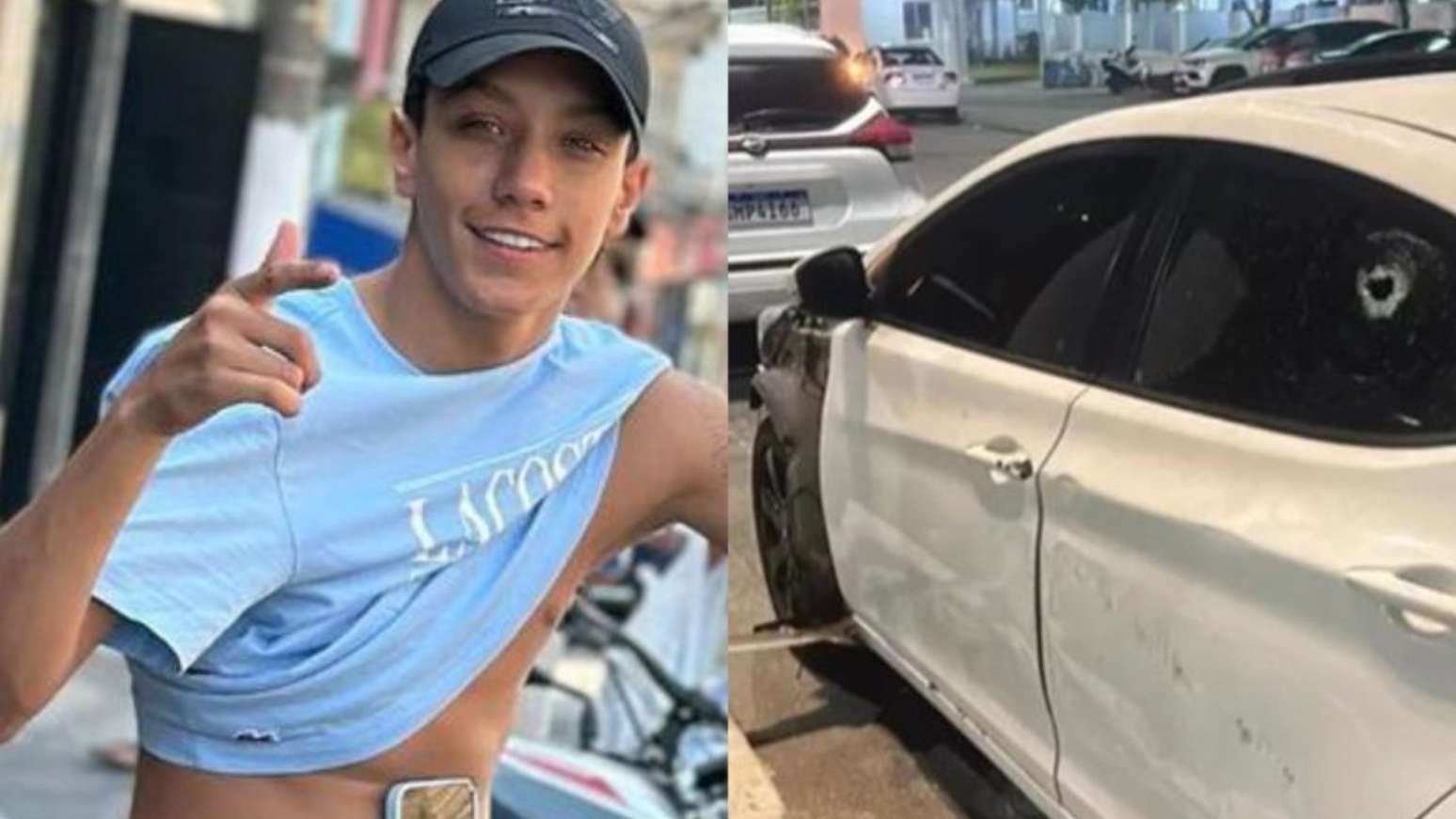 Influenciador leva tiro na cabeça em tentativa de assalto no litoral de SP