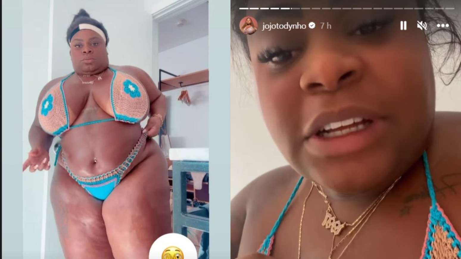 Jojo Todynho posa de biquíni, curte praia e manda recado inusitado