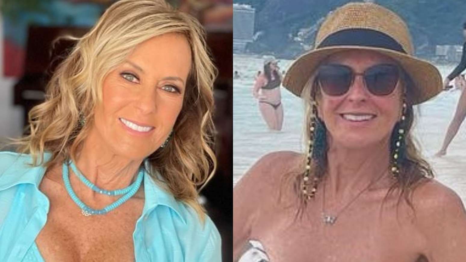 Helô Pinheiro posa de biquíni fio-dental aos 80 anos e chama atenção