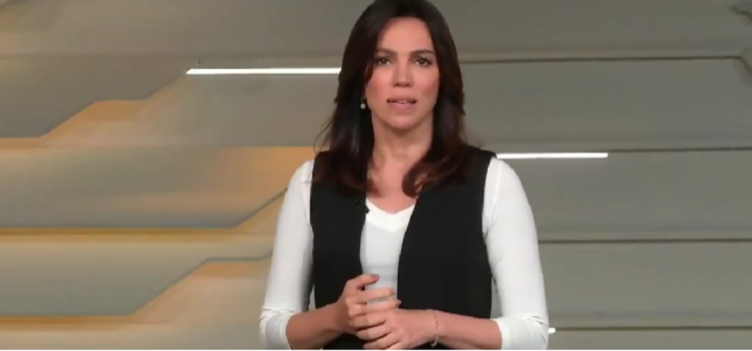 Apresentadora Ana Paula Araújo se emociona ao noticiar a morte de Léa ...