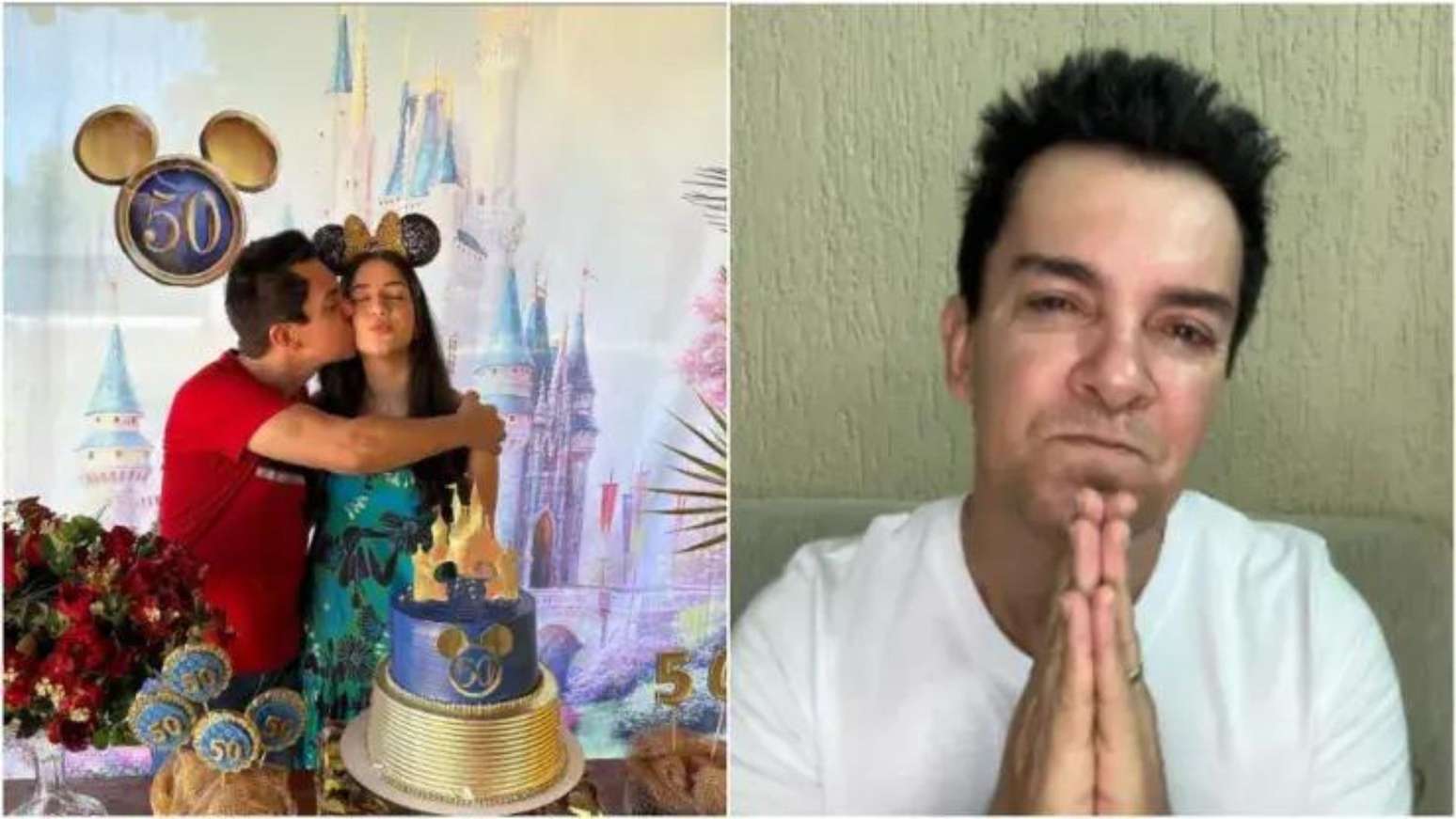 Filha de Regis Danese, atualiza quadro de saúde do cantor e faz pedido ...