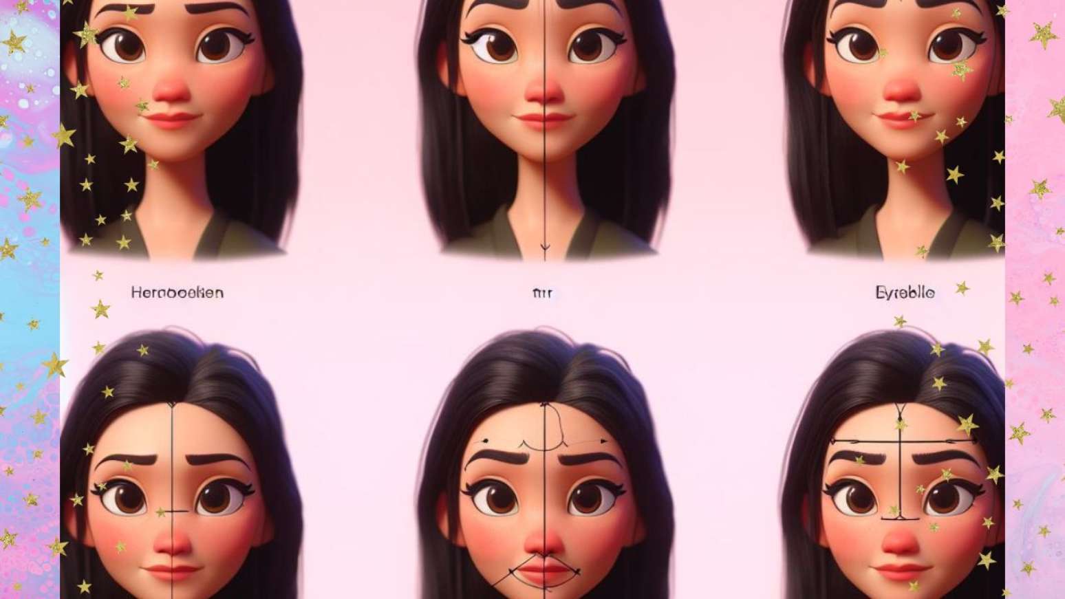 Aprenda a criar seu personagem da Disney Pixar