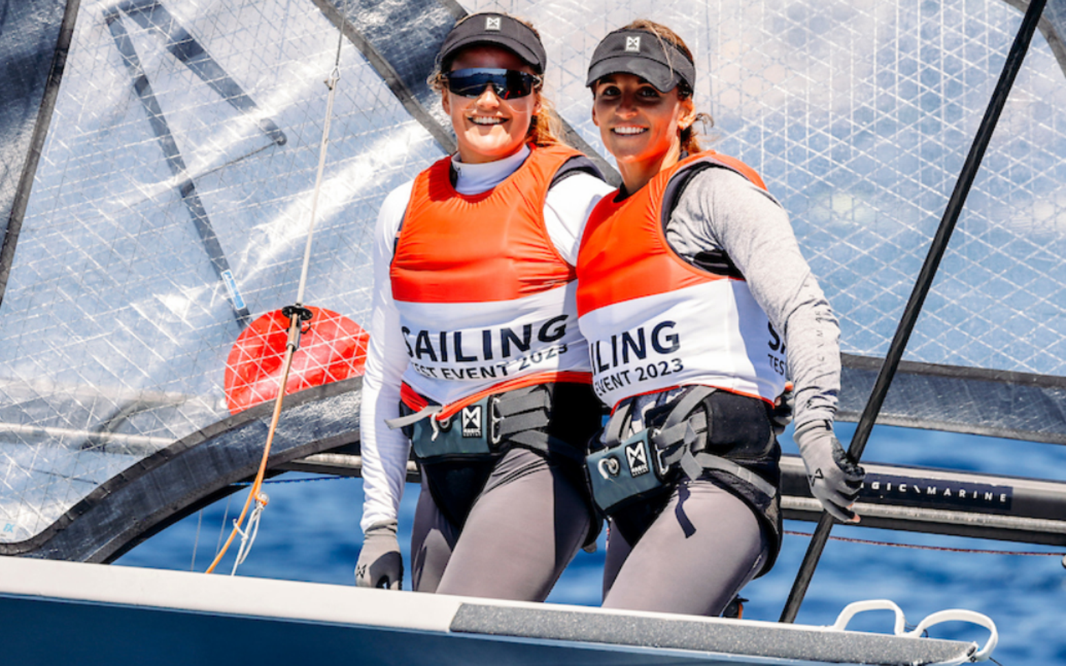Martine e Kahena treinam com foco no Mundial