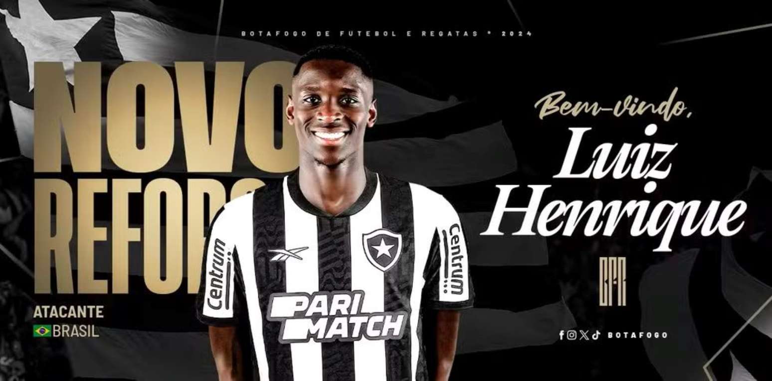Luiz Henrique aparece no BID e já pode estrear pelo Botafogo