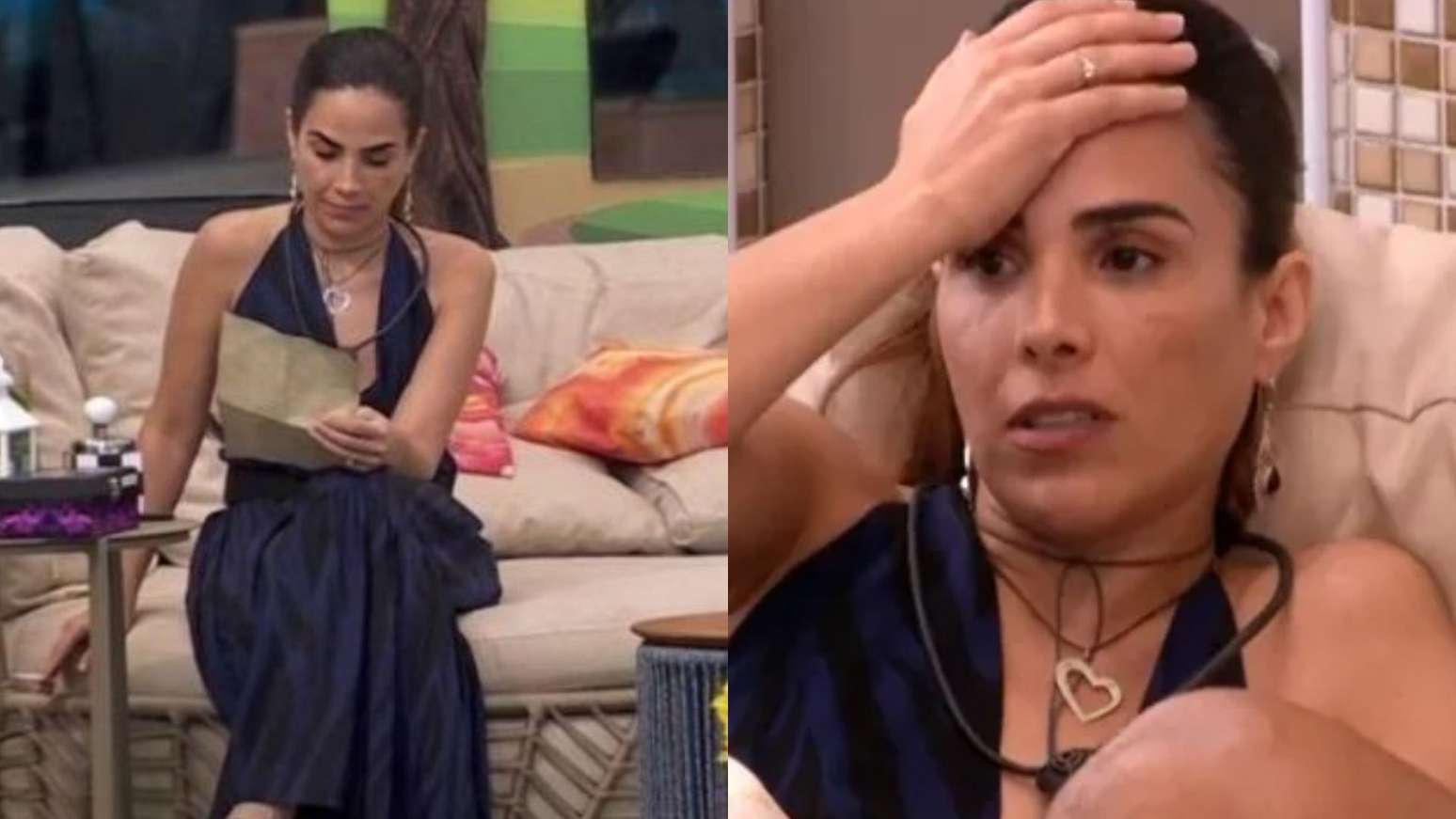 'BBB 24': Wanessa se preocupa com conteúdo da carta enviada pela família