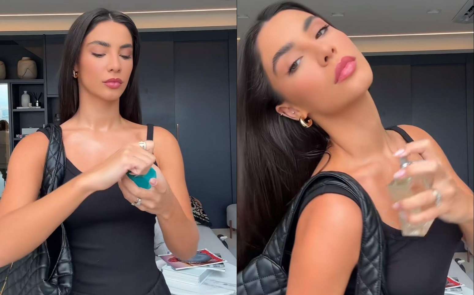 Gabriela Versiani ensina truque baratinho para perfume durar e fixar mais