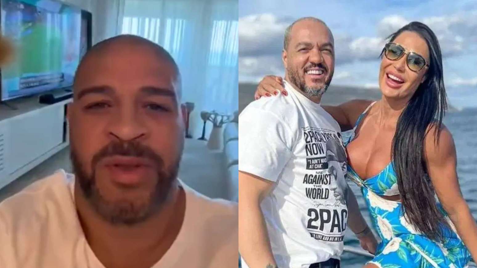 Amigo do Belo? Adriano Imperador quebra silêncio e revela se ficou com Gracyanne: 'Eu nunca..'