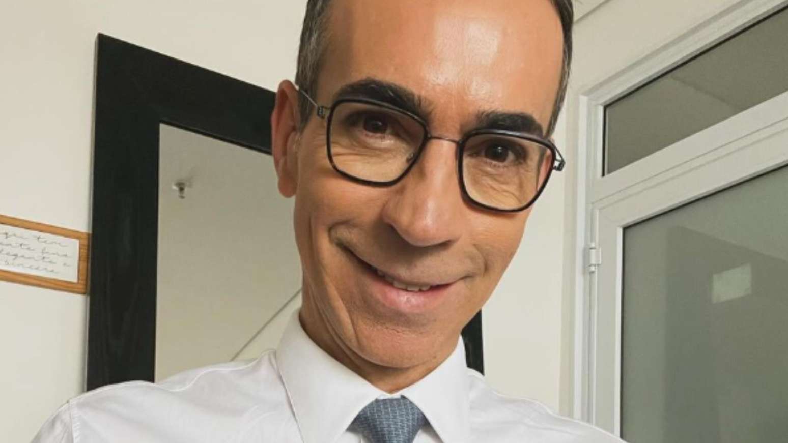 César Tralli encanta ao mostrar momento fofo com a filha, Manuella ...