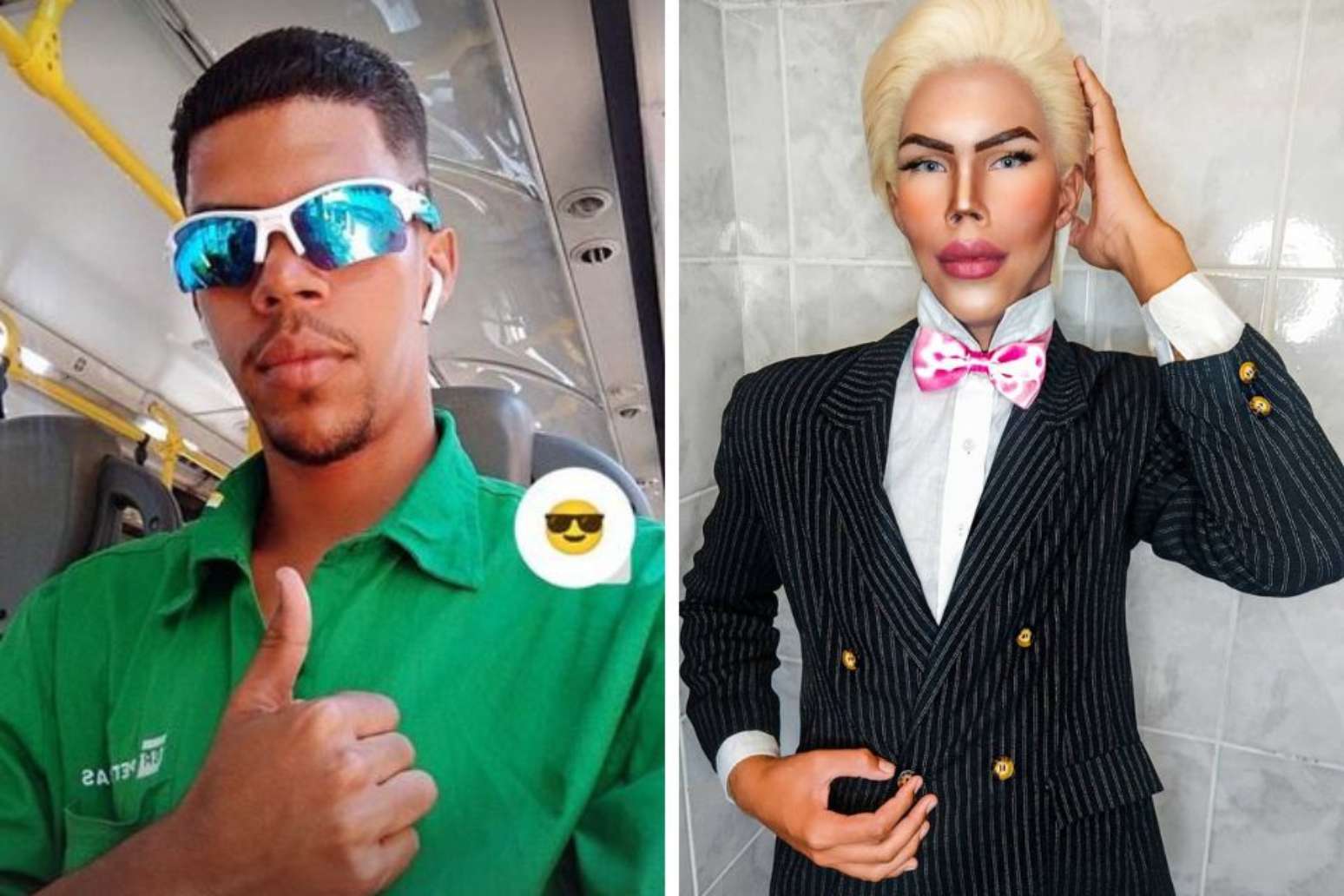 Sem maquiagem, ‘Ken Humano’ vira frentista e mostra rotina nas redes ...