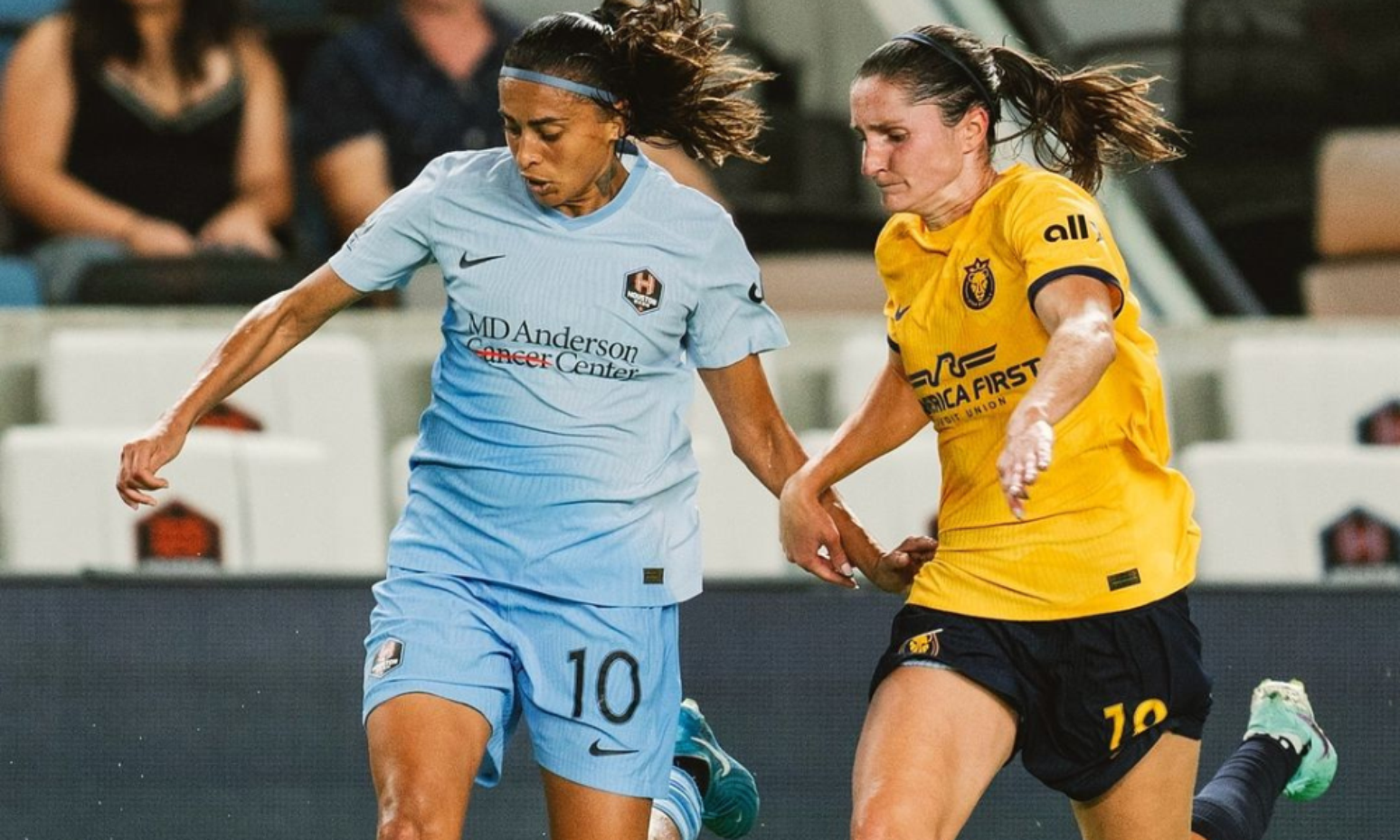 Andressa faz gol, mas Houston Dash fatura sua 4ª derrota seguida
