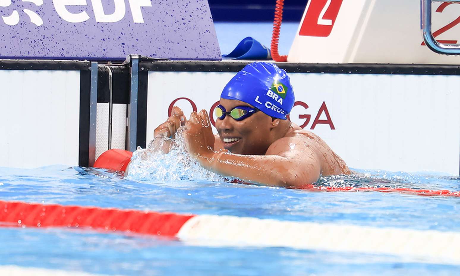 Lídia Cruz estabelece recorde paralímpico nos 50m livre S4