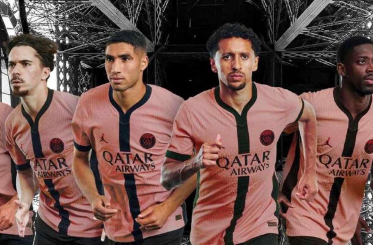 PSG divulga novo uniforme rosa e preto para a temporada 2024/25
