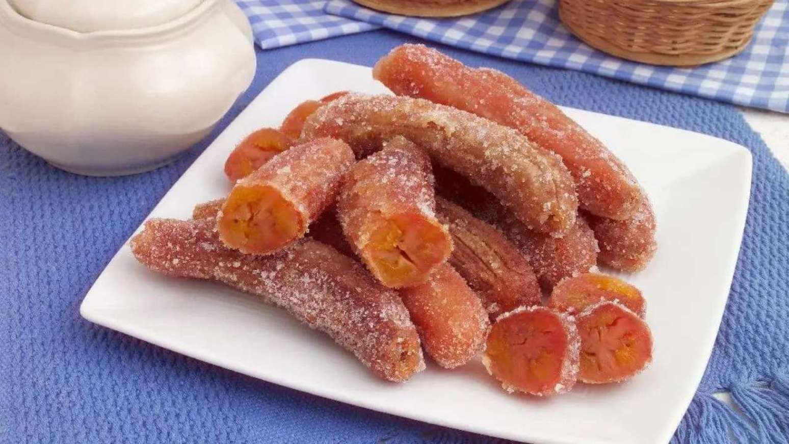 Doce de banana cristalizado: aprenda a receita de 3 ingredientes