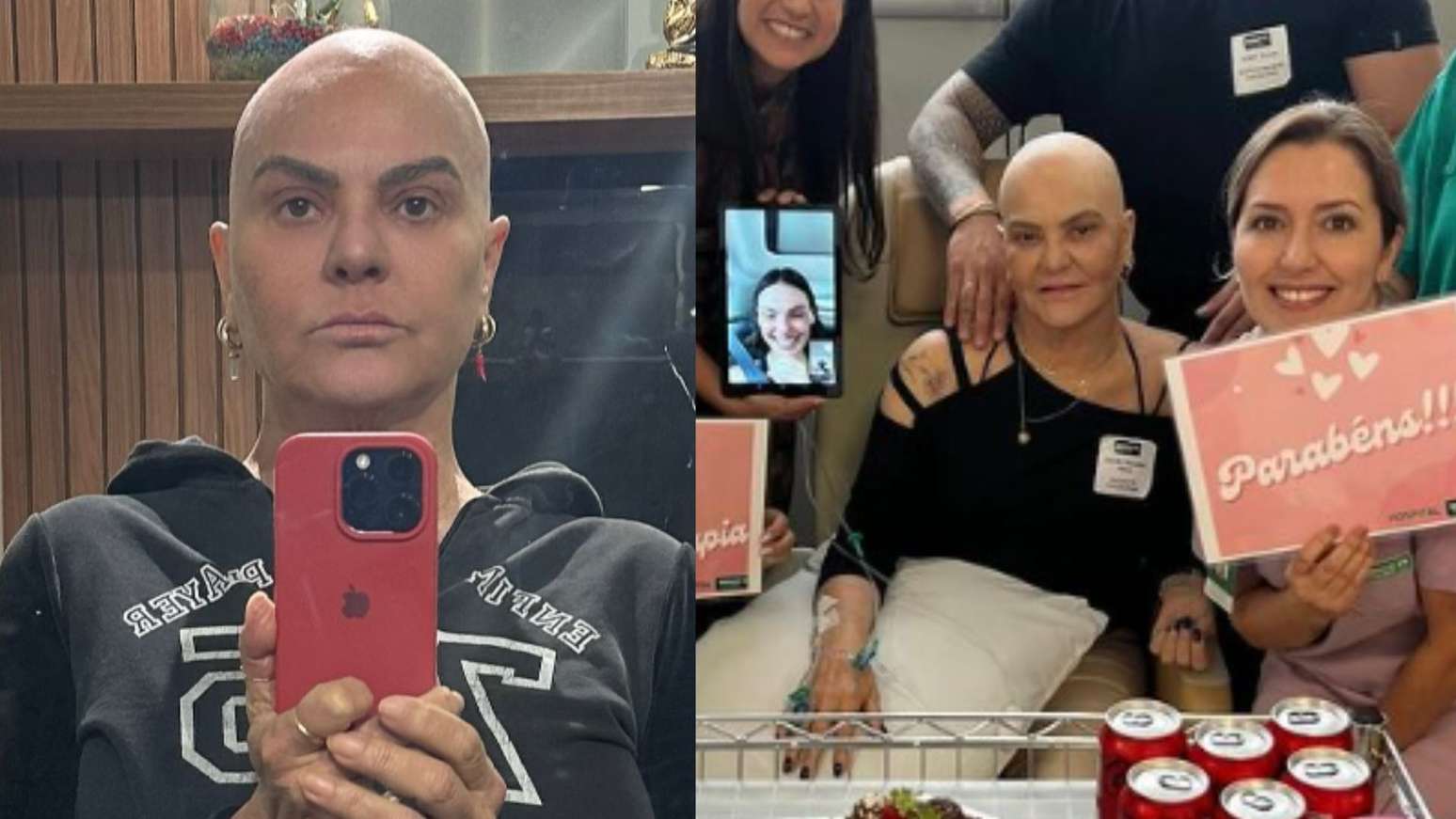 Mãe de Isis Valverde conclui radioterapia e celebra: 'vivi um pesadelo'