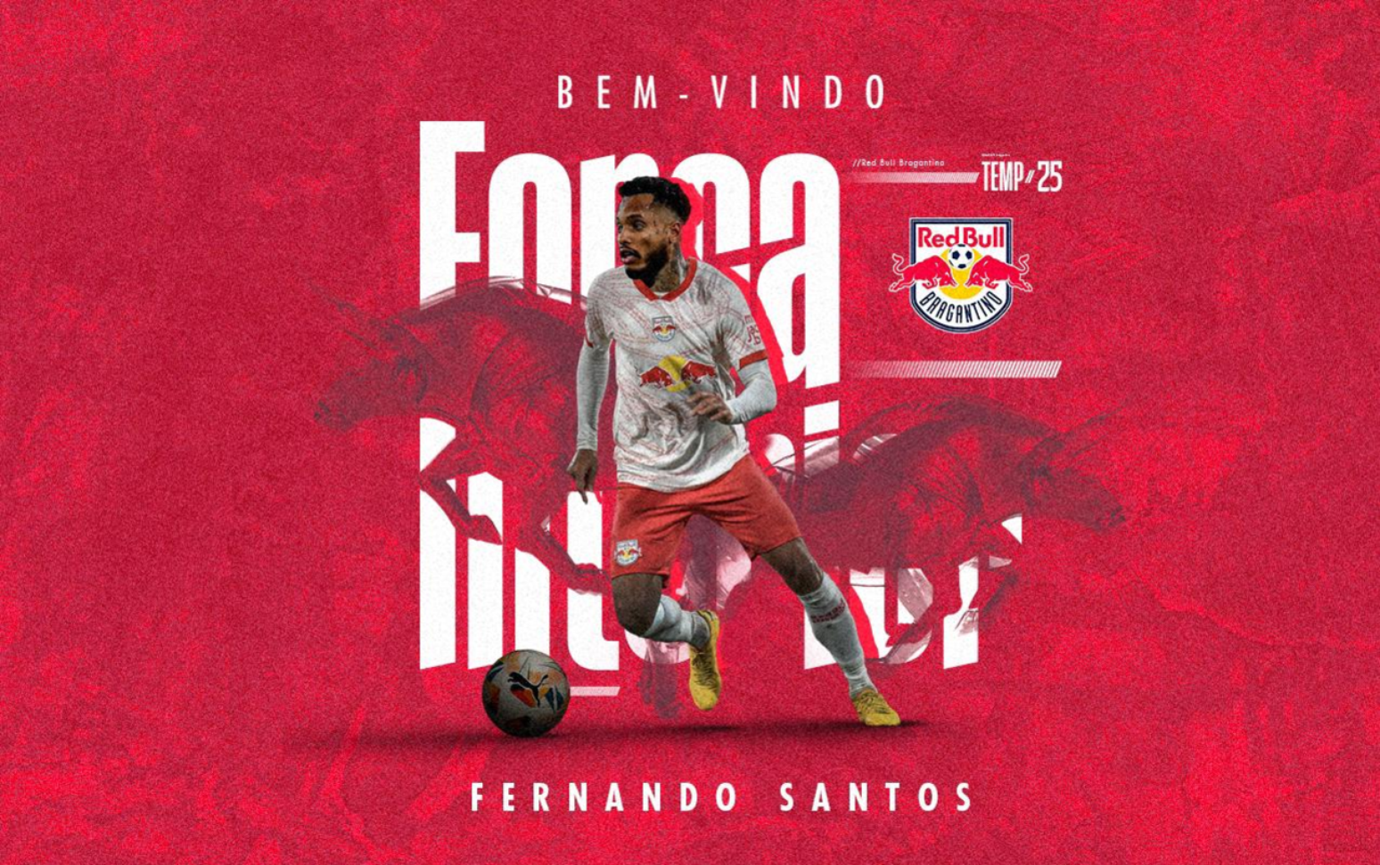 Red Bull Bragantino anuncia a contratação de Fernando