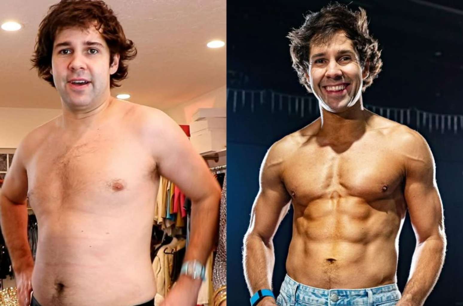 Youtuber David Dobrik choca amigos após emagrecer e ficar ‘trincado’