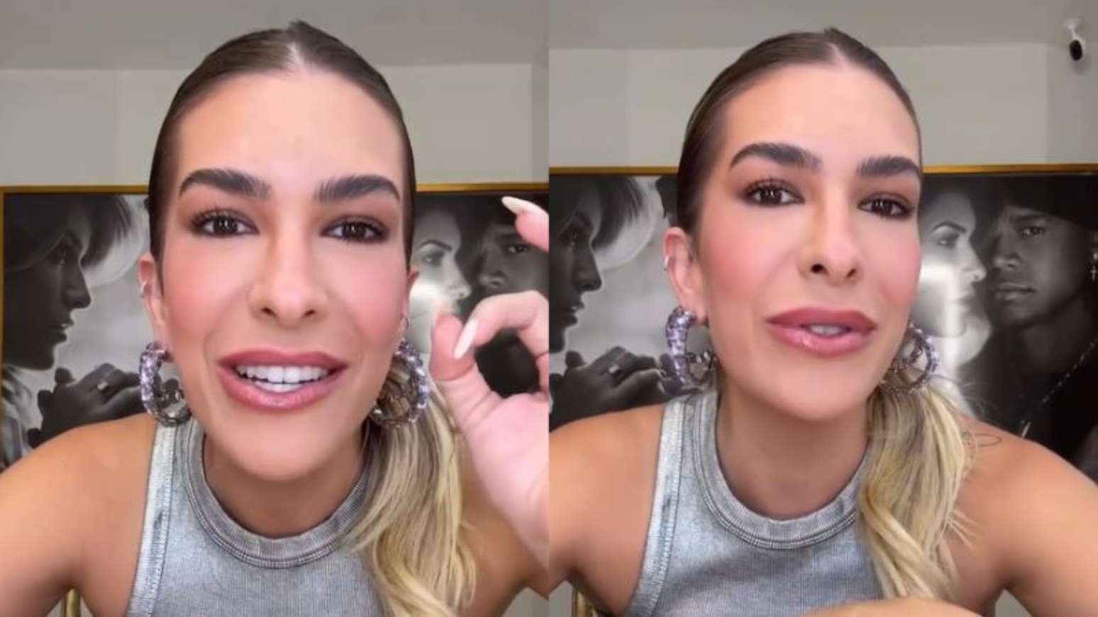 Lore Improta rompe silêncio e esclarece rumores sobre gravidez: 'Muito cuidado'