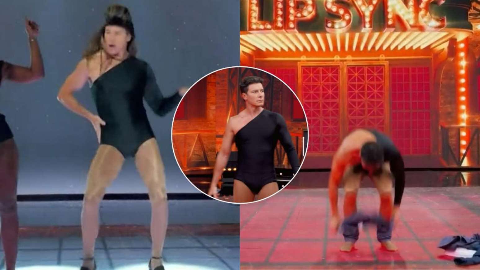 Rodrigo Faro tira a roupa e dança só de collant, salto e peruca no ...