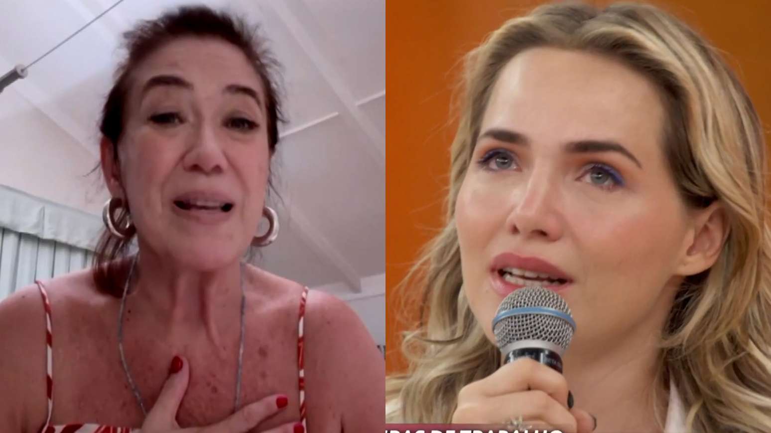 Lilia Cabral faz Letícia Colin chorar no Encontro: 'Falando de mim!'