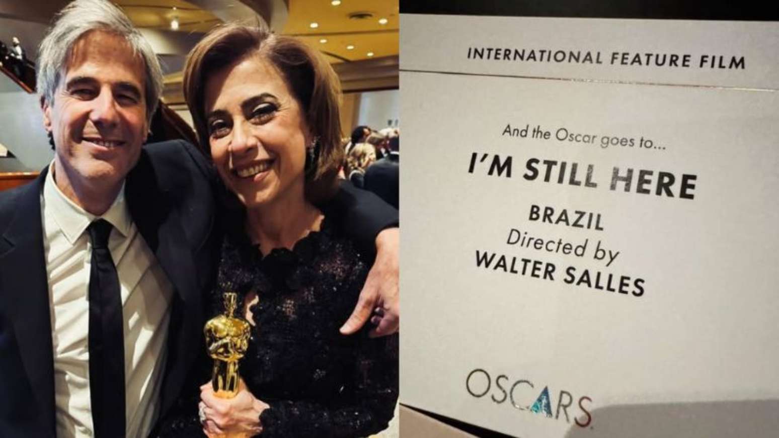 Fernanda Torres se manifesta após cerimônia do Oscar 2025: 'Comemorando'